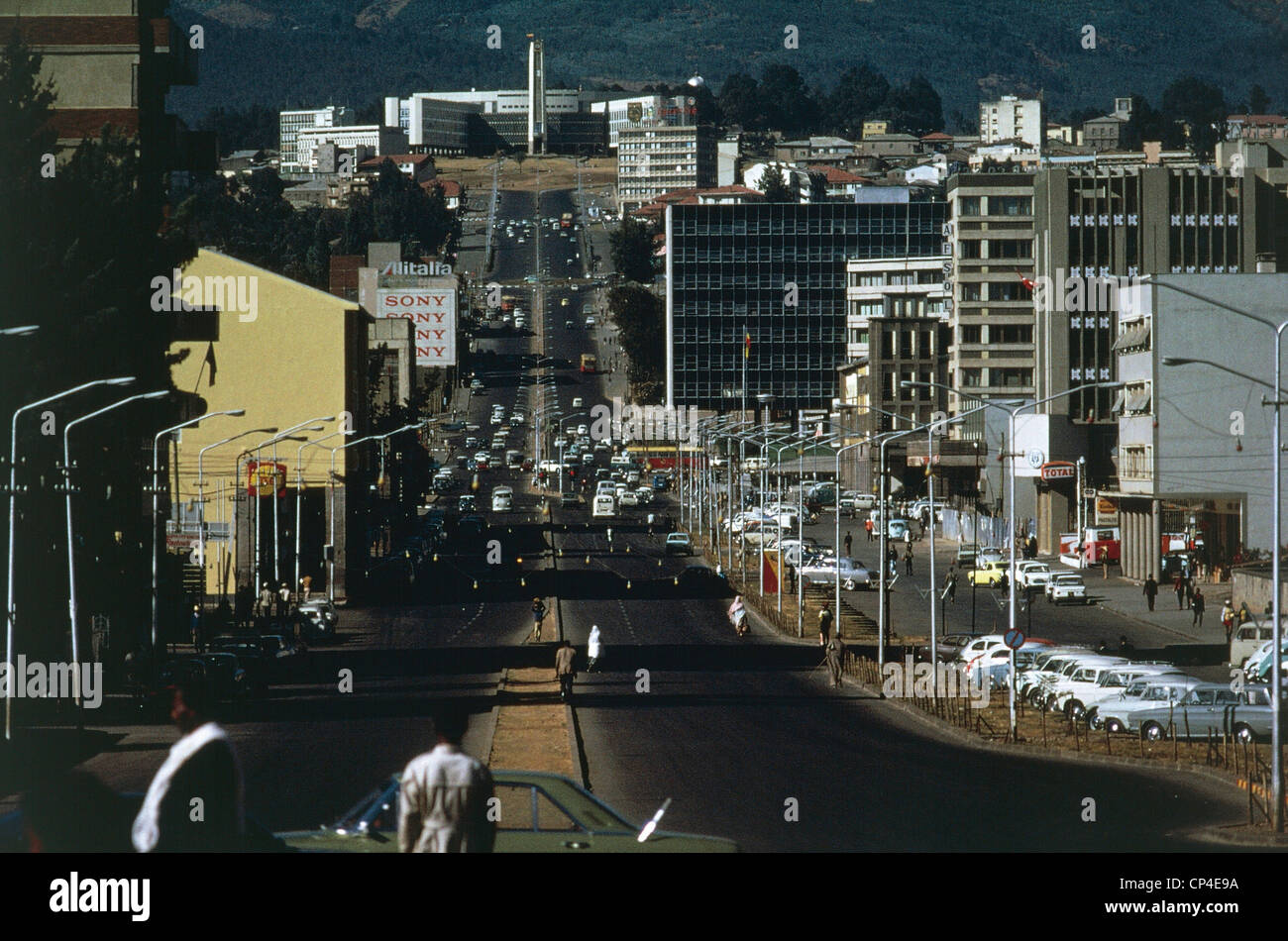 Ethiopia - Addis Ababa - Churchill Road Stock Photo - Alamy