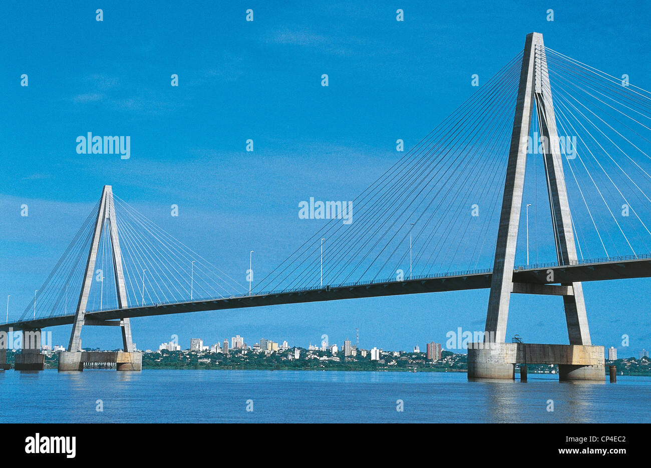 Bridge On The River Parana Paraguay ' Stock Photo - Alamy