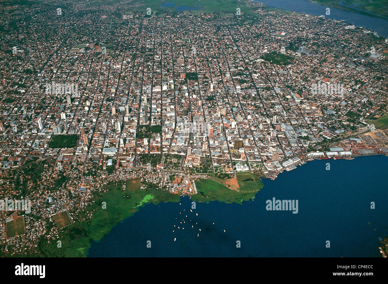Paraguay - Asuncion. Aerial view Stock Photo - Alamy