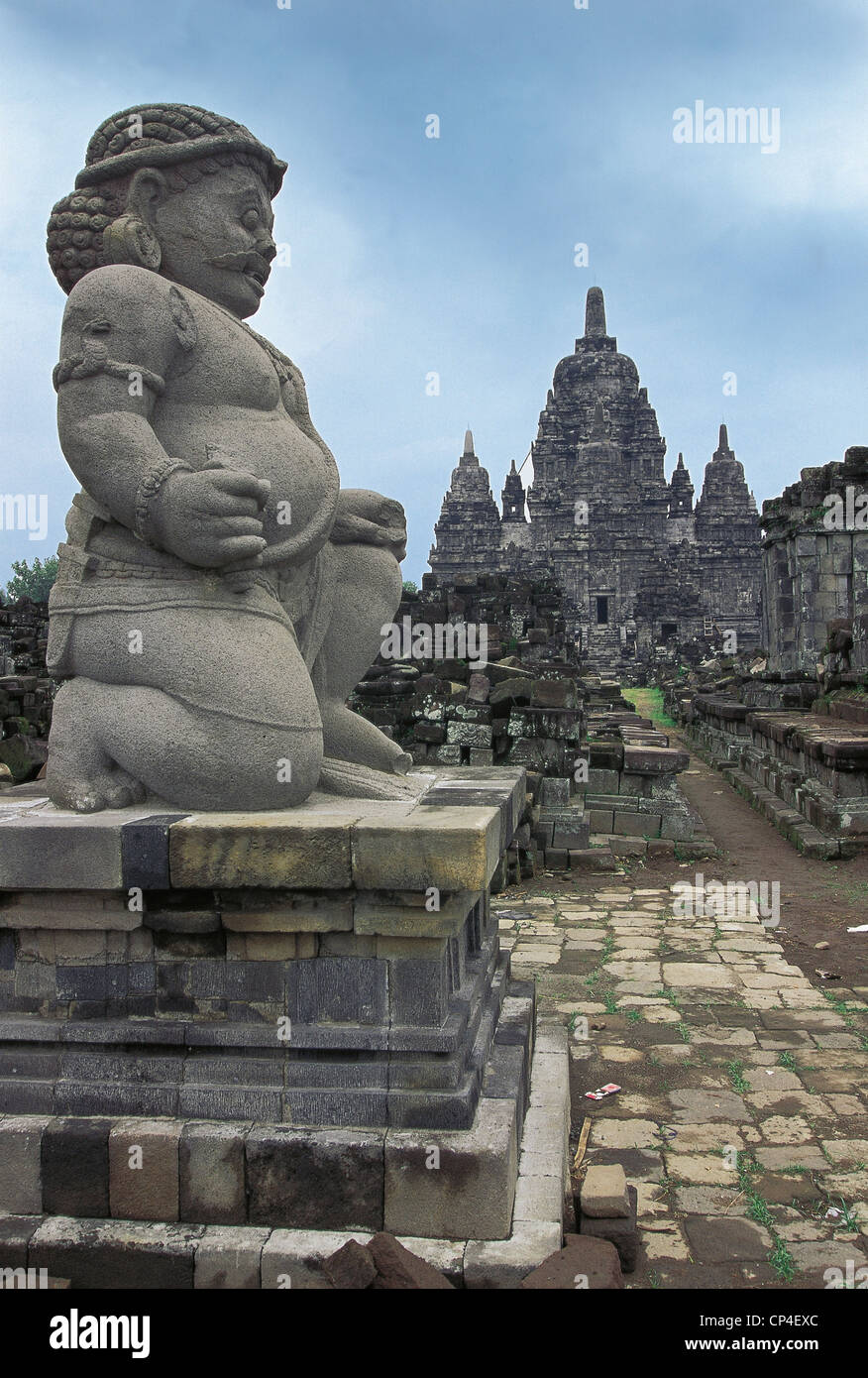 Indonesia island of Java Candi Sewu Stock Photo - Alamy