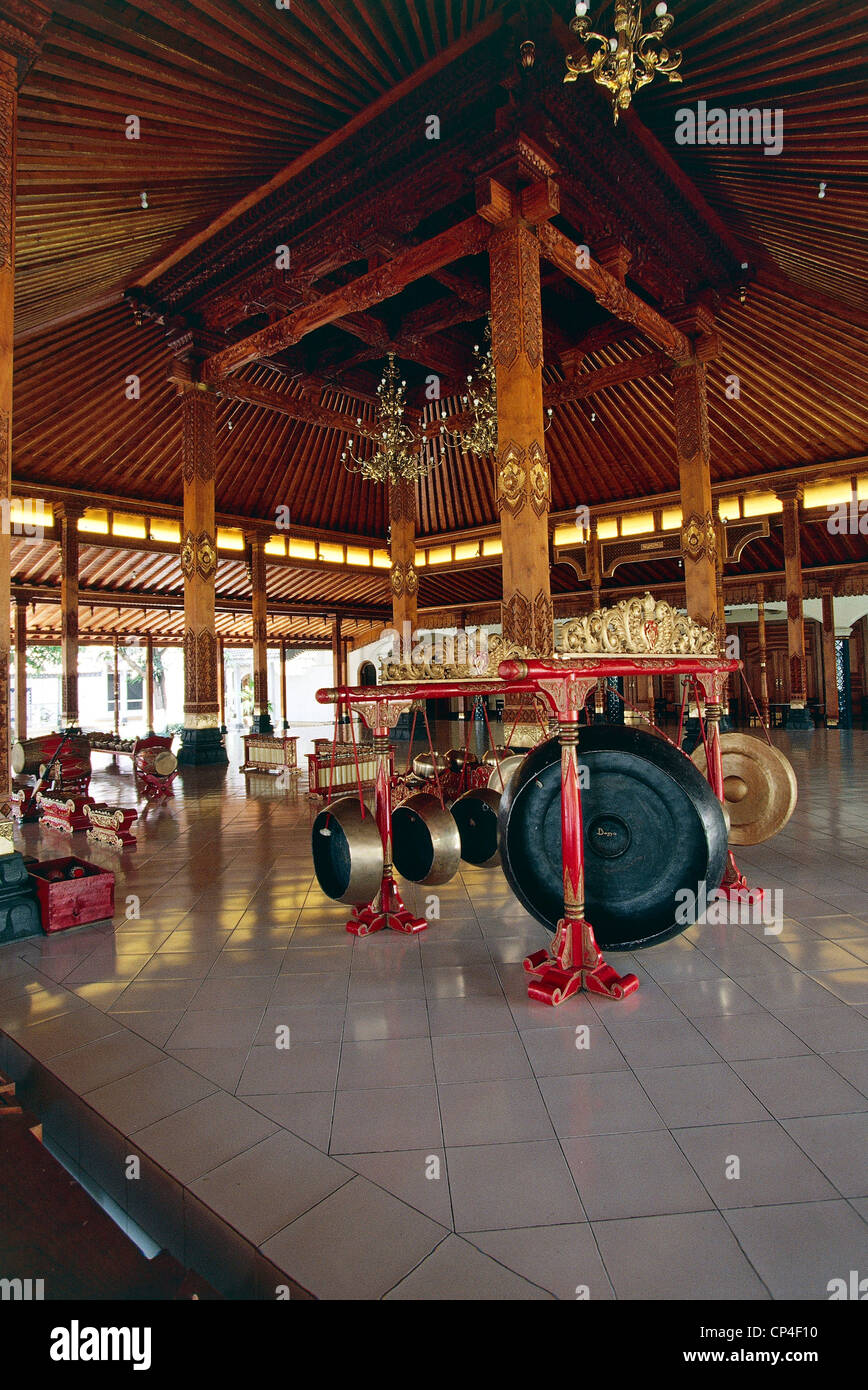 Indonesia - Island of Java - Yogyakarta. Pendopo with Gamelan ...