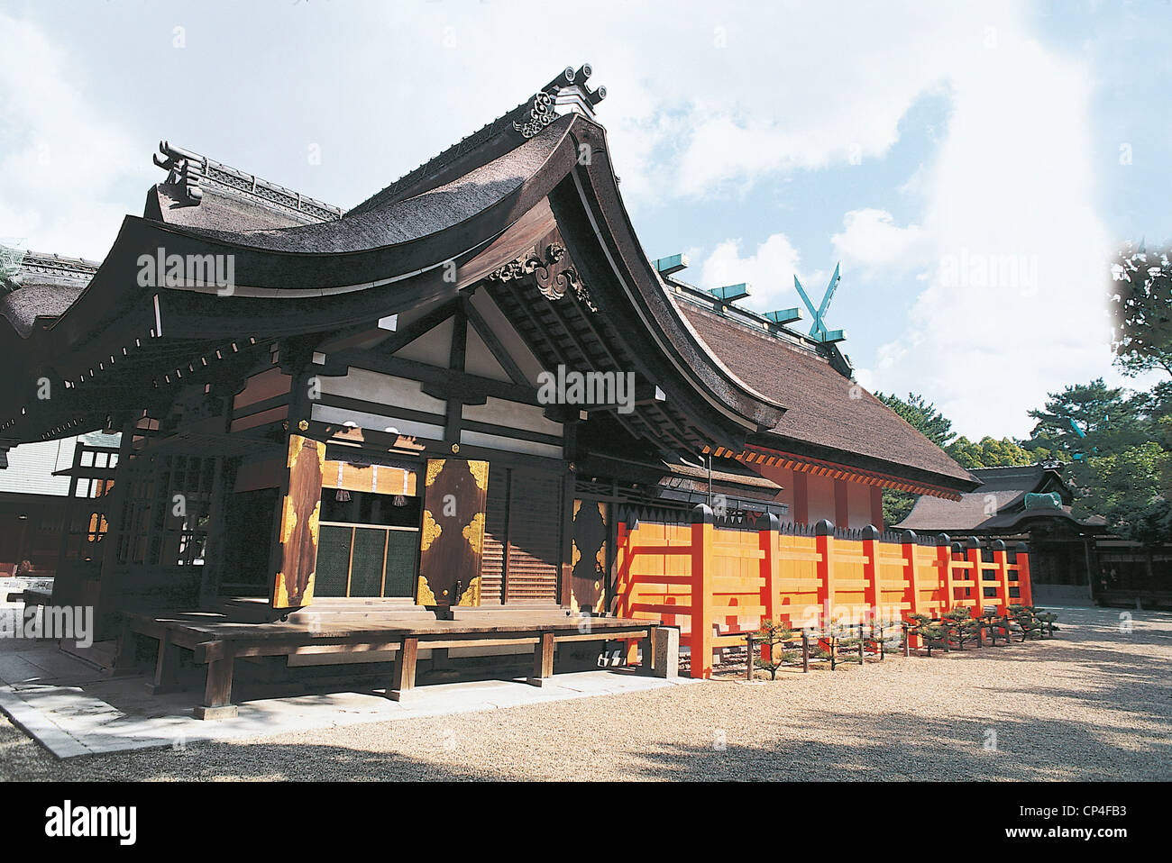 JAPAN, OSAKA. TEMPLE OF SHINTO Sumiyoshi TAISHO Stock Photo - Alamy