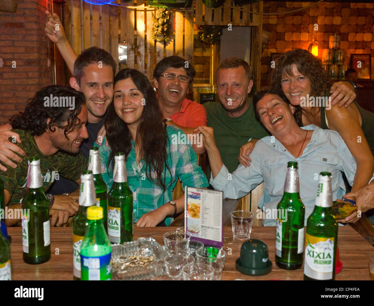 Pub party, boys gang hi-res stock photography and images - Alamy