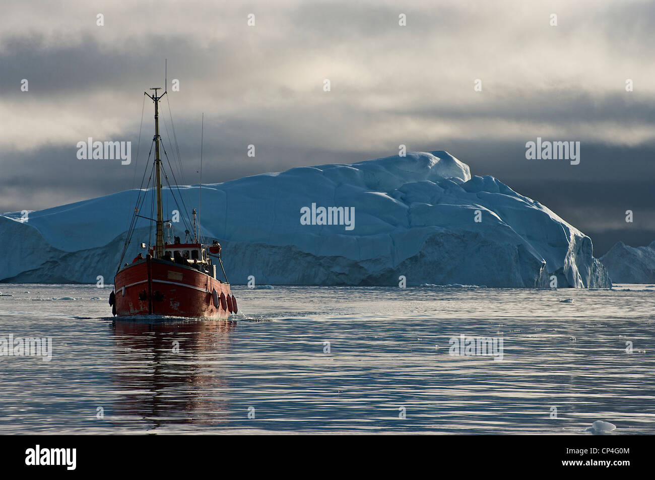 Greenland - West Coast - Qaasuitsup Kommunia - Ilulissat. Boat through ...