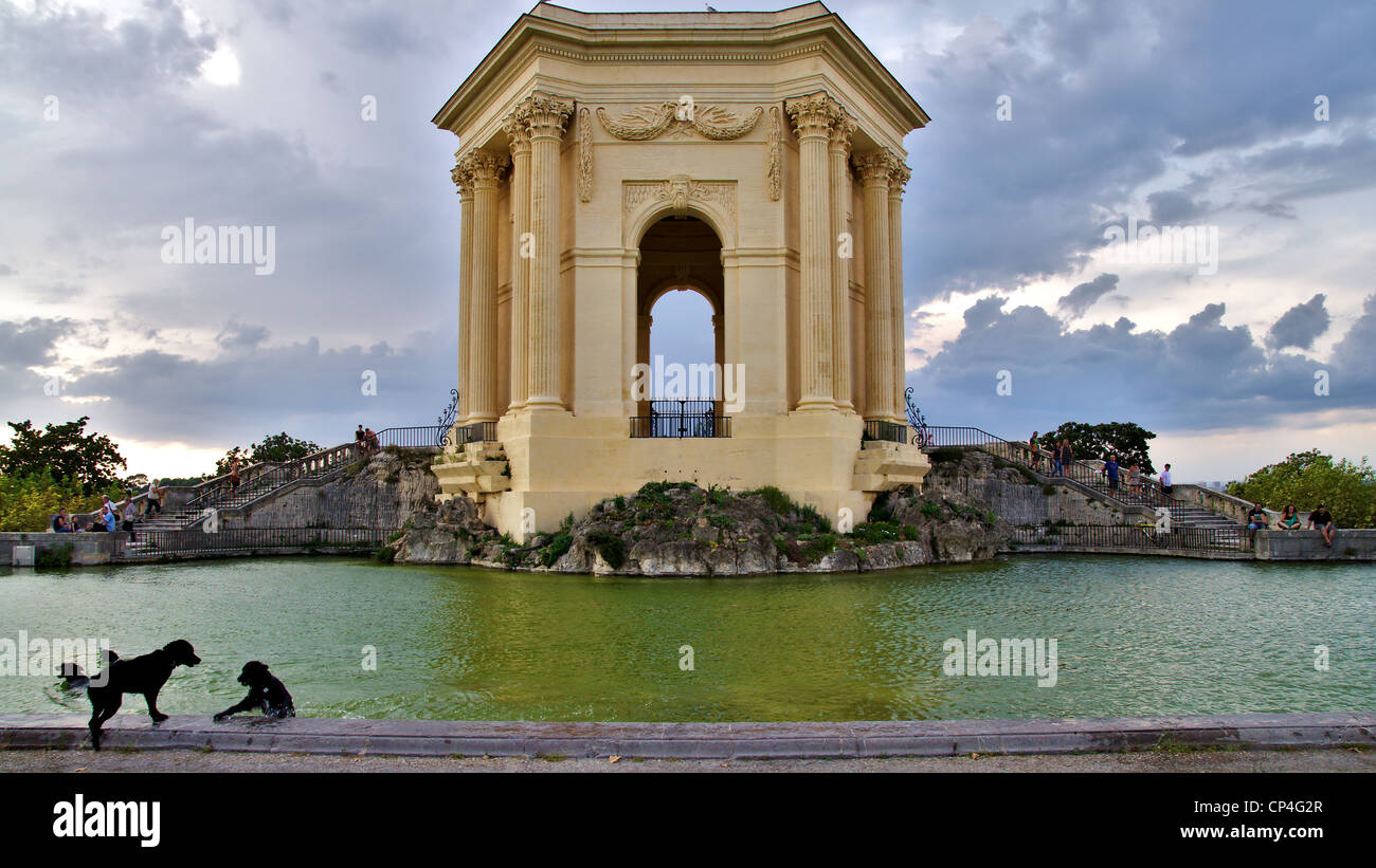 Montpellier Chateau d'Eau. The "water castle Stock Photo - Alamy