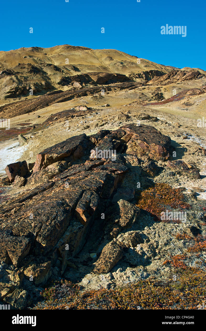 Greenland - Qaasuitsup Kommunia- Disko Bay - Uummannaq. Arctic desert ...