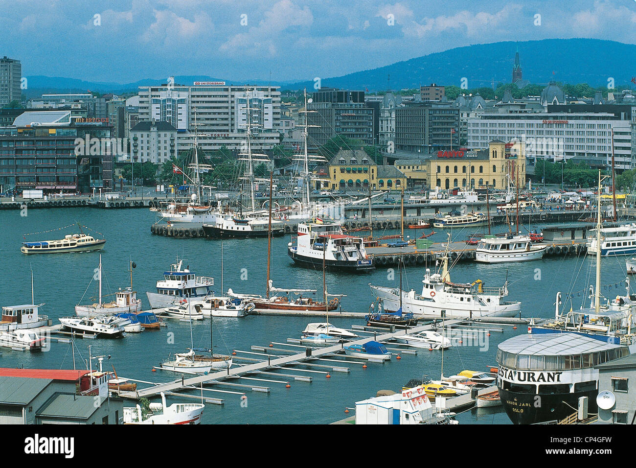Norway Oslo Port Stock Photo - Alamy