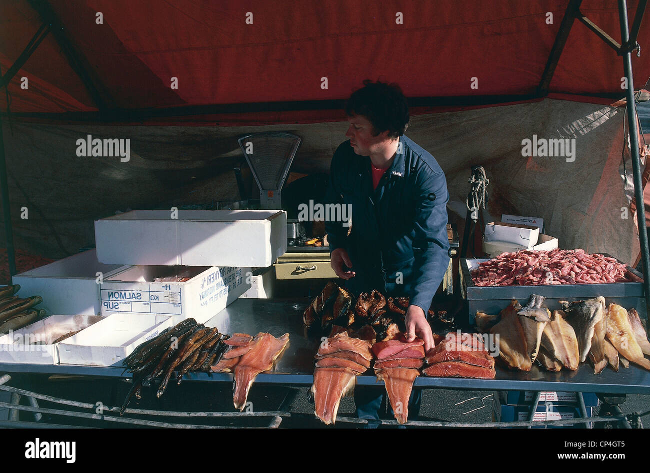 Norway - Bergen. Fish Market Stock Photo - Alamy