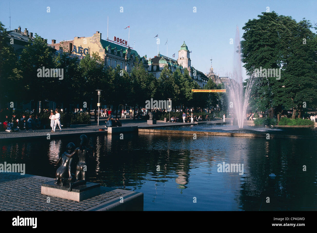 Norway Oslo Garden Stock Photo - Alamy
