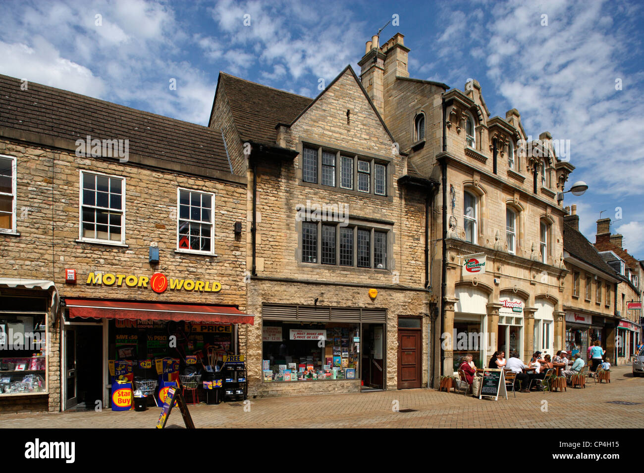 United Kingdom - The Midlands - Lincolnshire - Stamford. High Street ...
