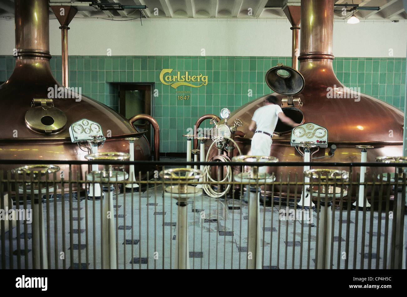 Denmark - Copenhagen. Carlsberg brewery, distillery Stock Photo - Alamy