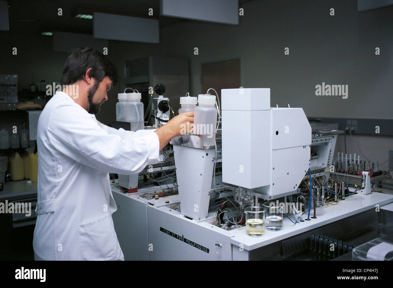 Denmark - Odense Hospital - Laboratory analysis Stock Photo - Alamy