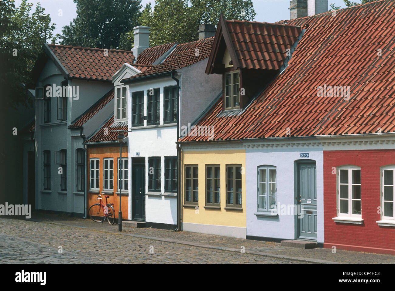 Denmark - Syddanmark - Island of Funen (Fyn) - Odense. The district ...