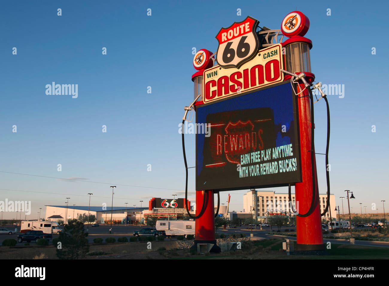 Route 66 neon signs hi-res stock photography and images - Alamy