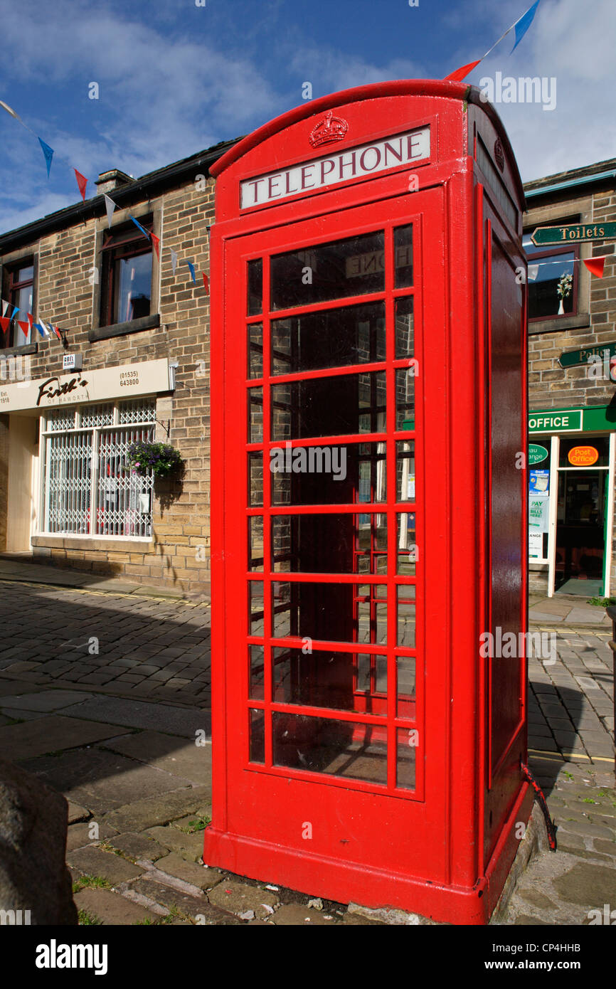 Telephone box haworth hi-res stock photography and images - Alamy