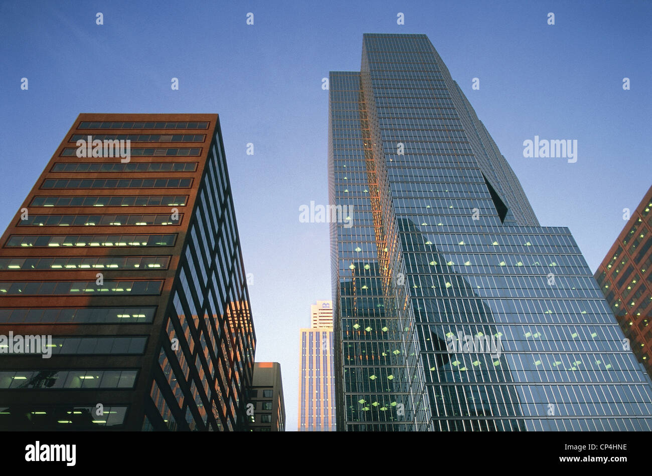Canada - Ontario - Toronto. Skyscrapers. Sunset Stock Photo - Alamy