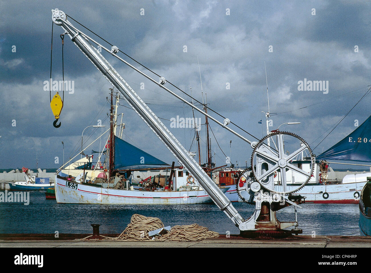 Denmark - Thyboron the port Stock Photo - Alamy