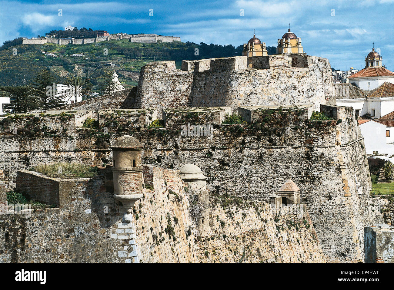 Morocco Ceuta Territory Of Spanish Fort Candeloro Stock Photo - Alamy