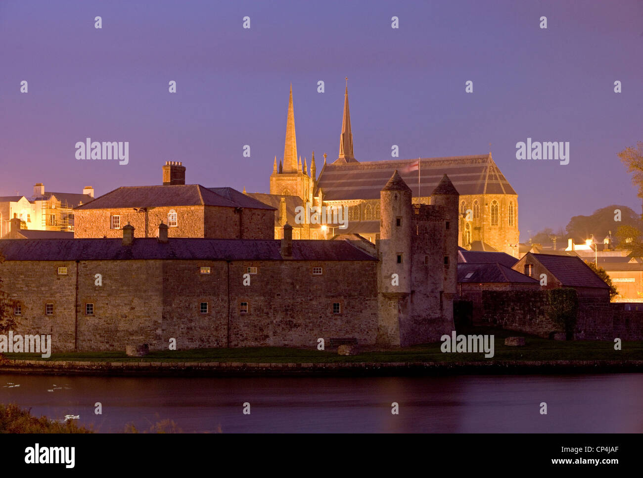 United Kingdom Northern Ireland Enniskillen. Medieval Castle, nearly ...