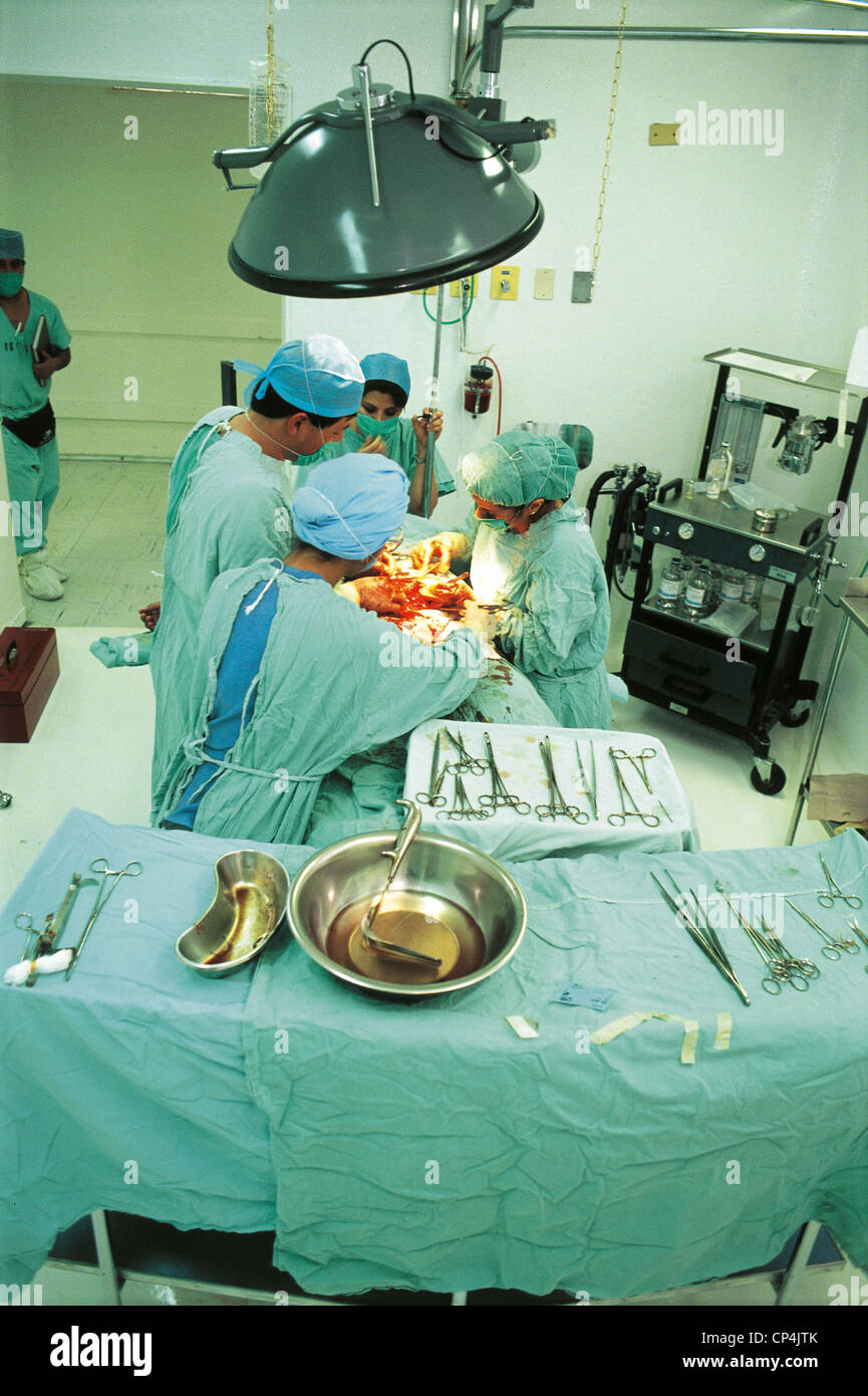 Mexico Mexico City Hospital Operating Room Stock Photo - Alamy