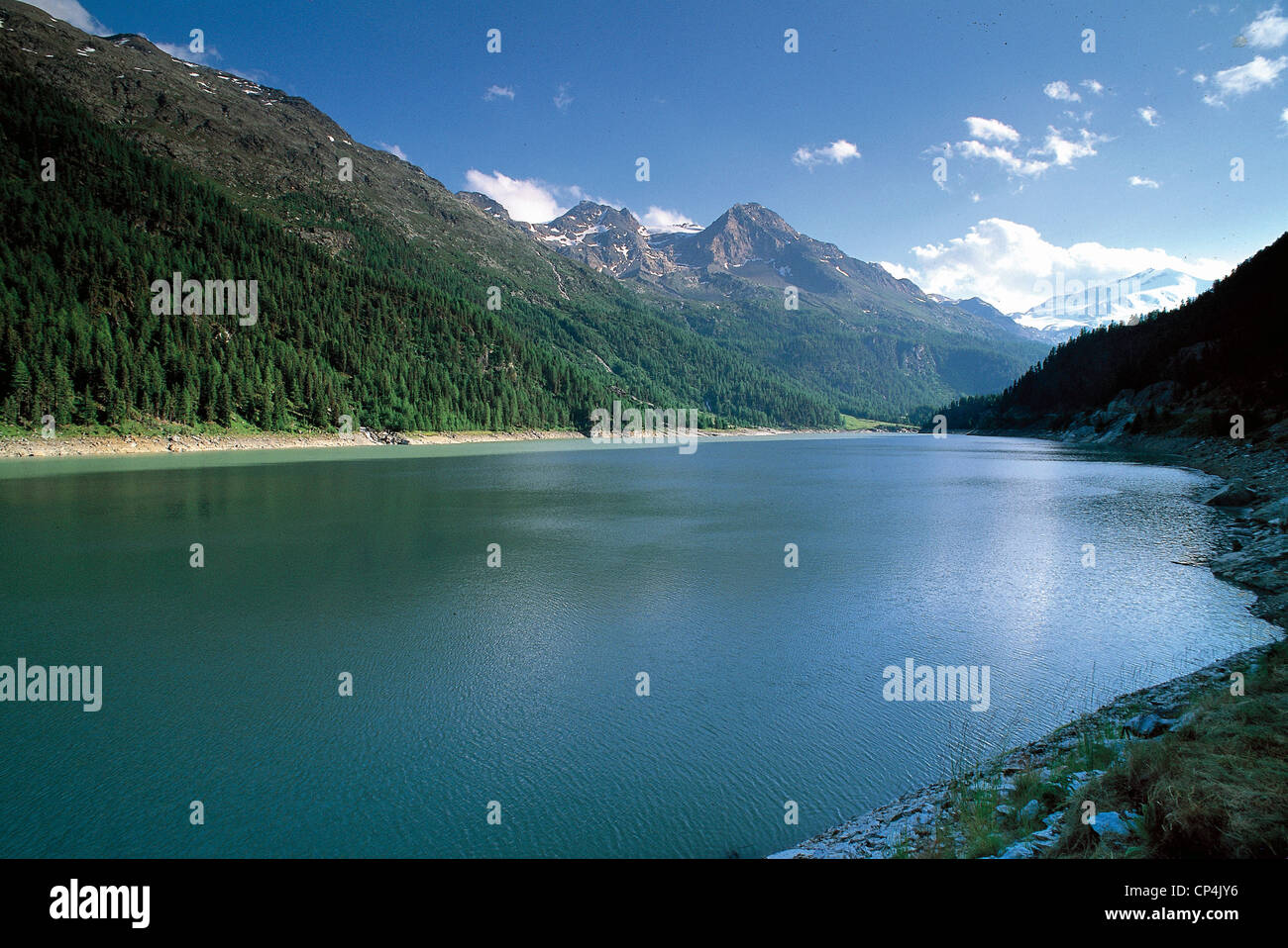 Tyrol Val Hammer Lake Gioveretto Stock Photo - Alamy