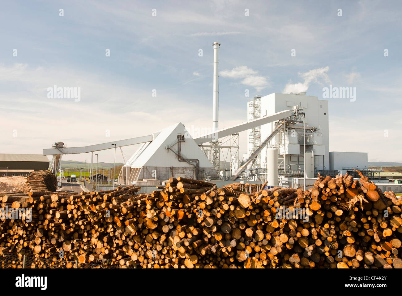 Stevens Croft biofuel power station in Lockerbie, Scotland, UK Stock ...