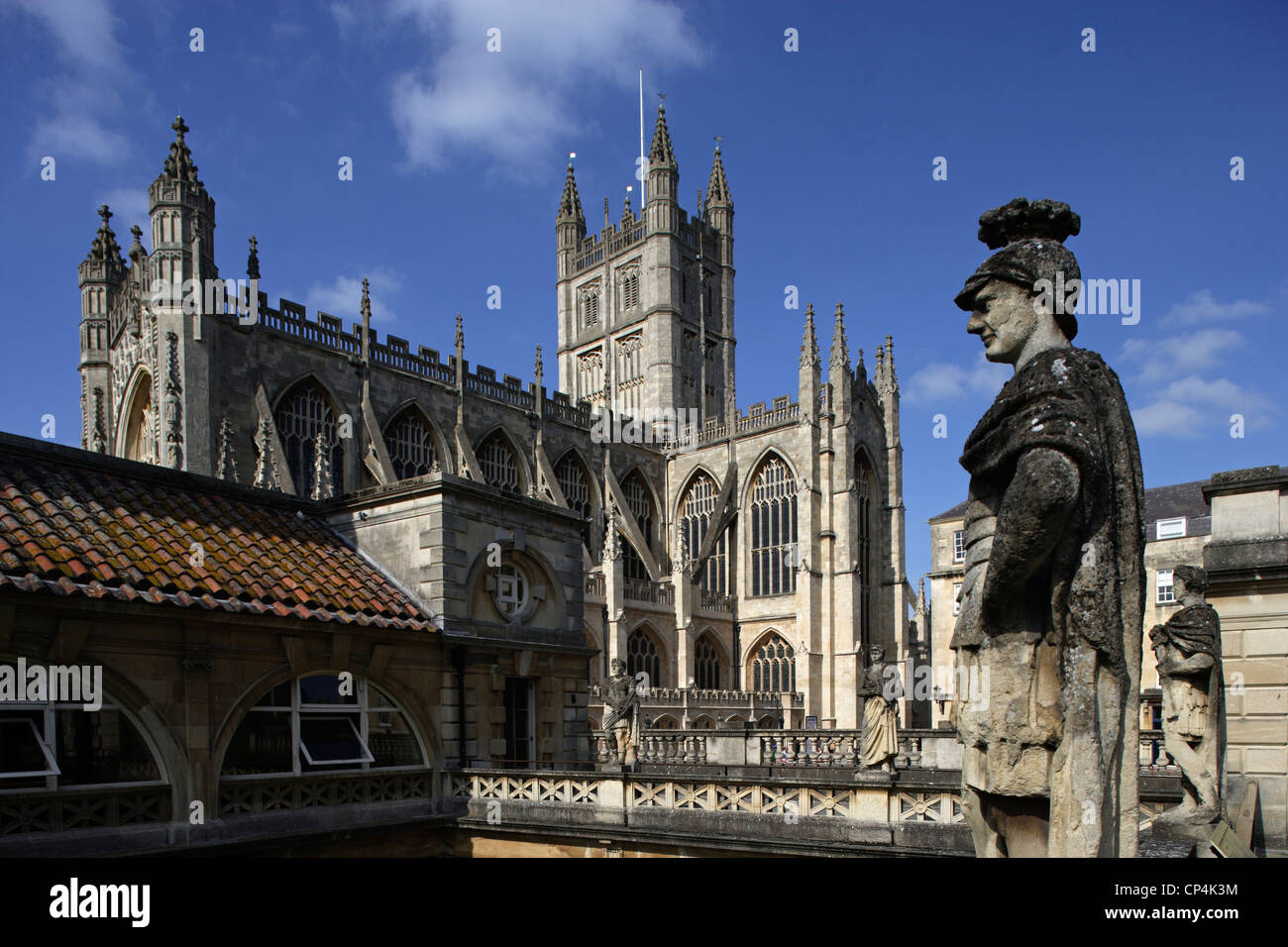 United Kingdom - England - Somerset - Bath. The Abbey Church (built in ...