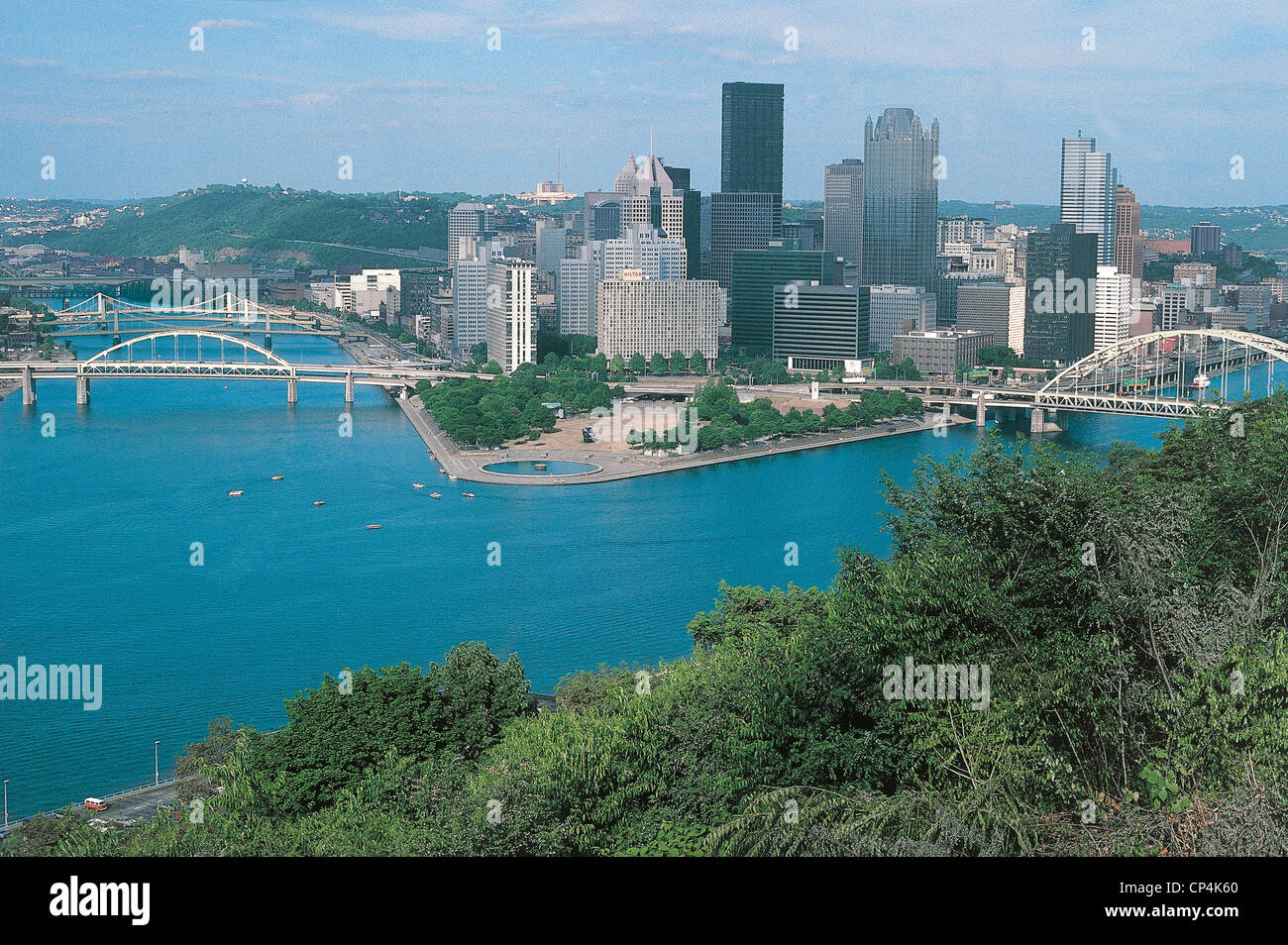United States Pennsylvania Pittsburgh Golden Triangle Stock Photo - Alamy