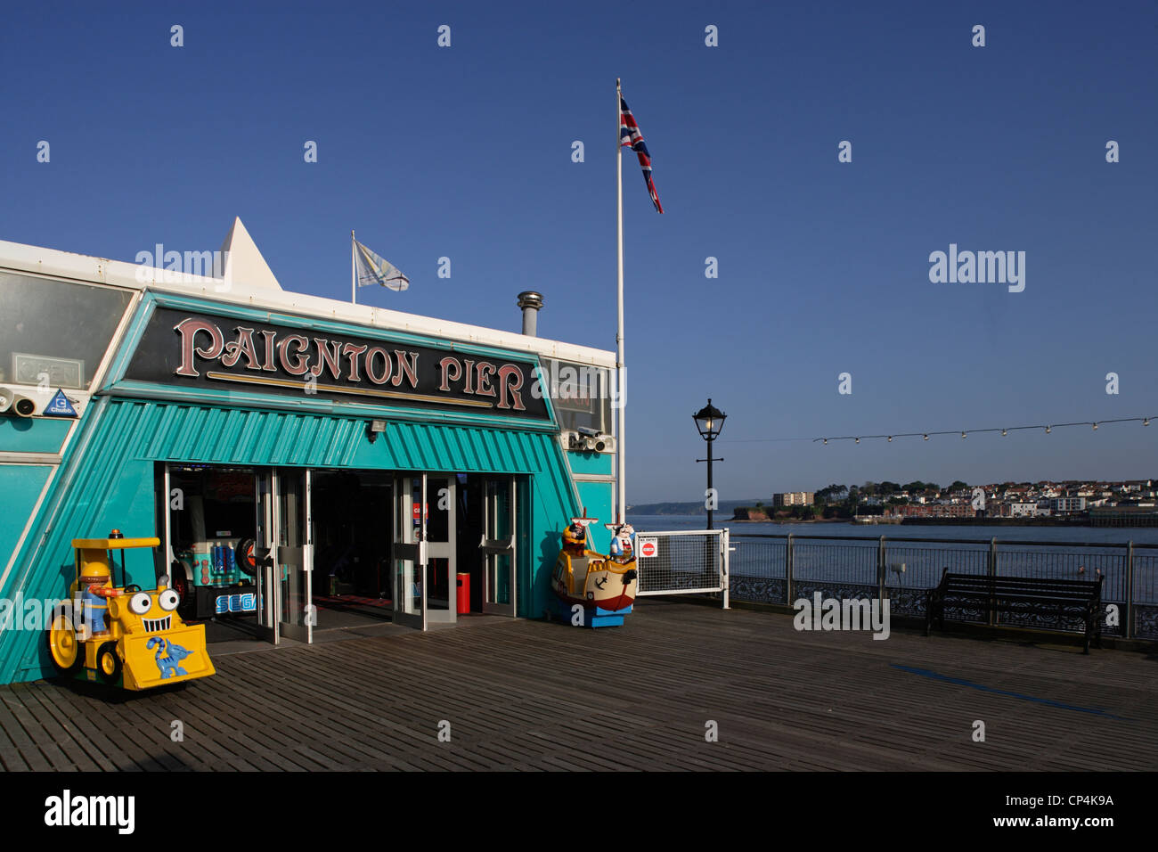 United Kingdom - England - Devon - Paignton. The Tor Bay, the pier-head ...