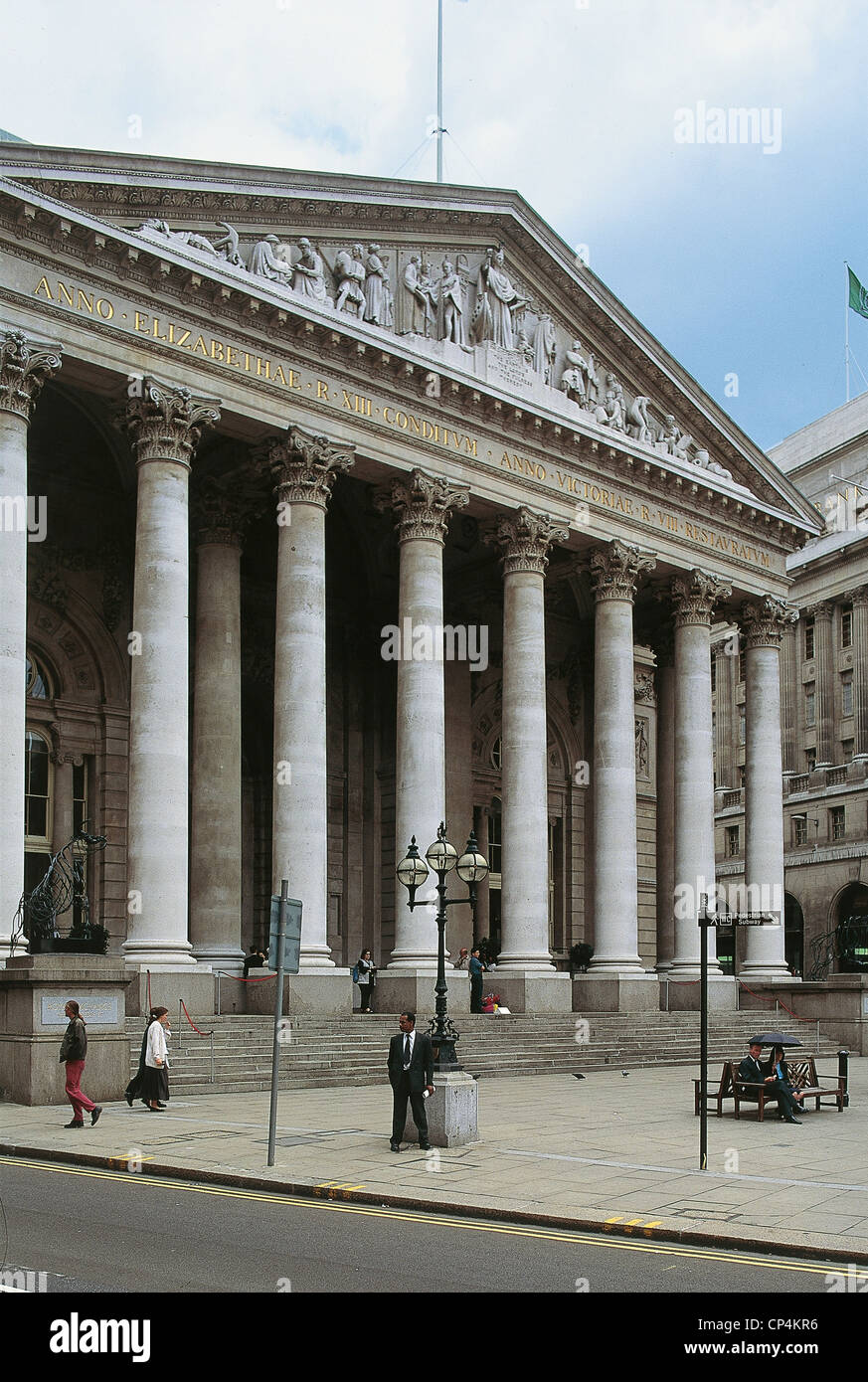 The United Kingdom London City Royal Exchange Building Stock Photo - Alamy