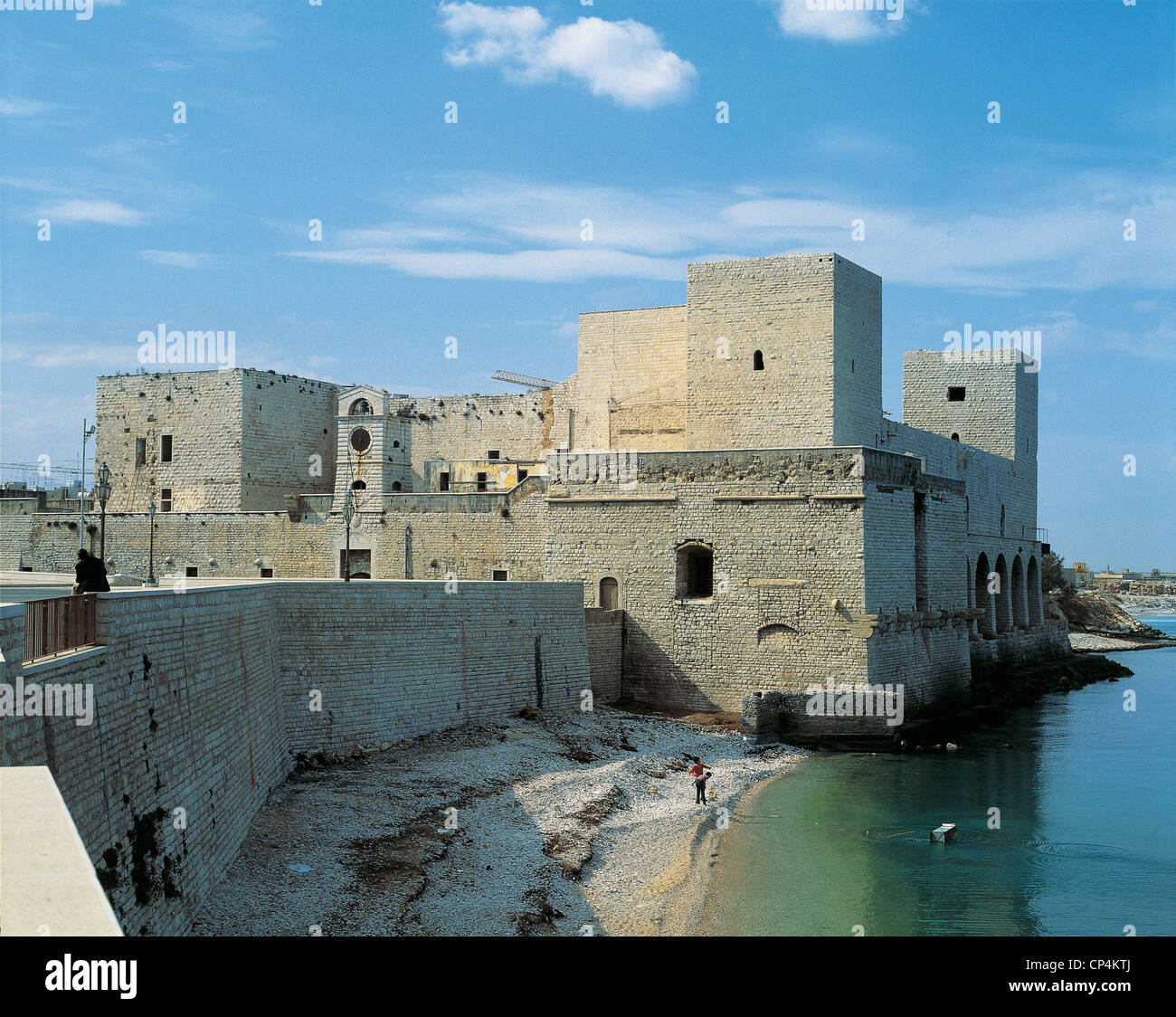 Puglia Trani castle of Federico II Stock Photo - Alamy