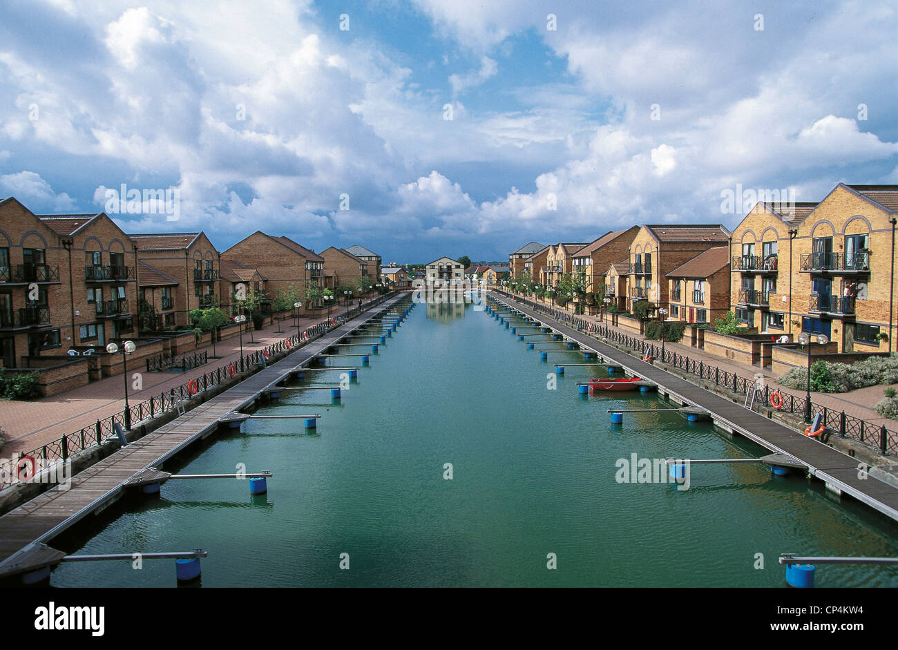 United Kingdom - England - London, Docklands, Isle of Dogs Stock Photo ...