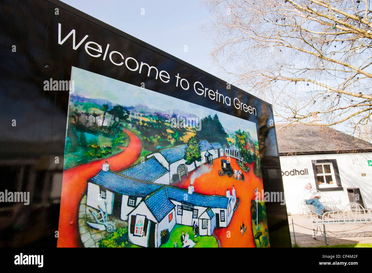 The world famous Blacksmiths shop in Gretna Green, Scotland, UK Stock ...