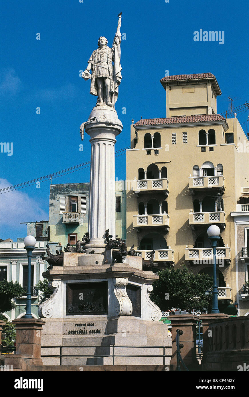 PUERTO RICO SAN JUAN Columbus Monument Stock Photo - Alamy