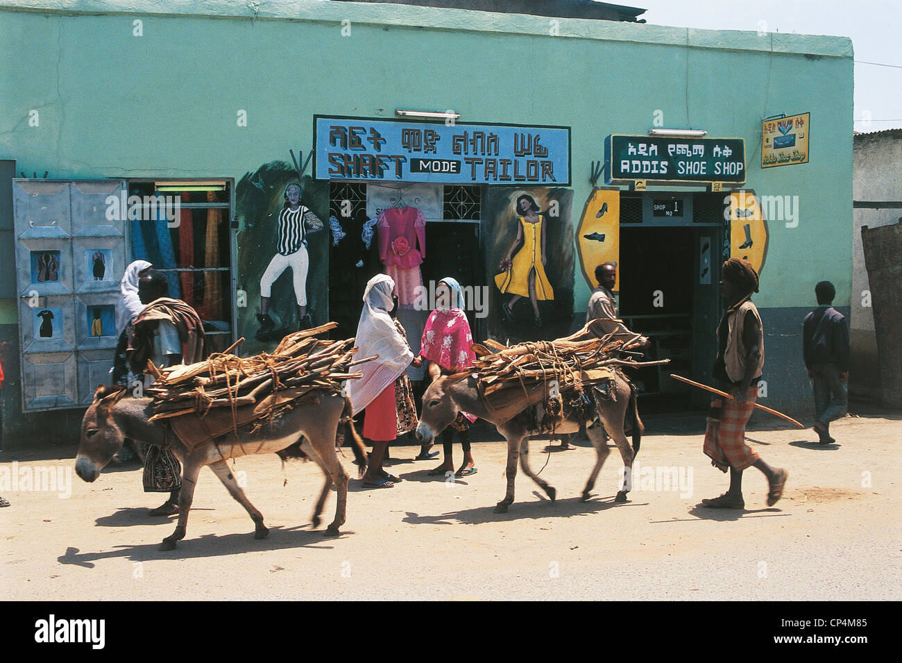 Ethiopia - Harar - Harar Jugol (Harar Harrar or Harer Harer). Donkeys ...