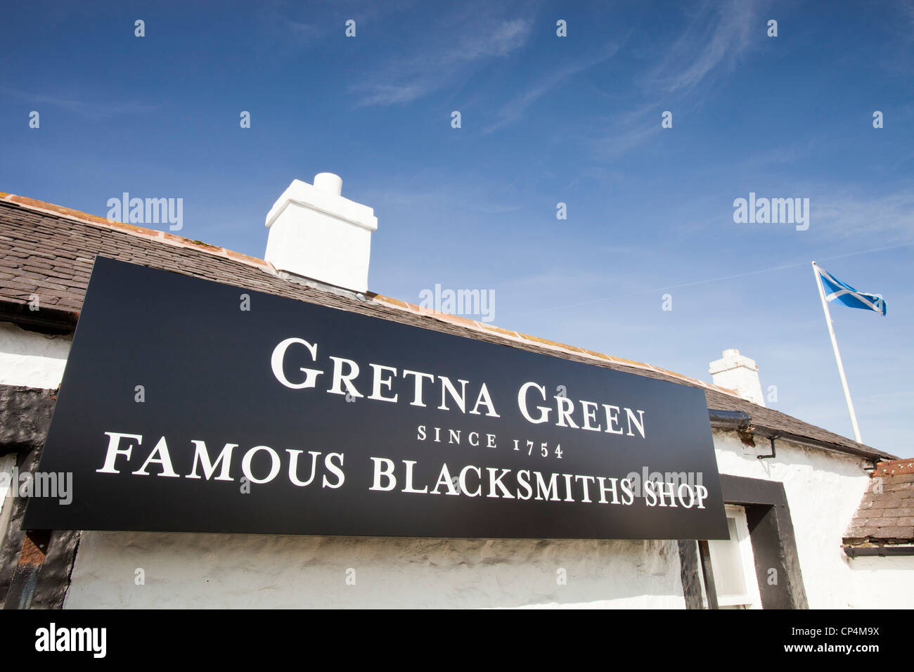 The world famous Blacksmiths shop in Gretna Green, Scotland, UK Stock ...
