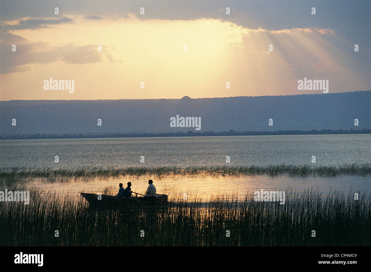 Ethiopia - Rift Valley - Sunset Lake Awasa Stock Photo - Alamy