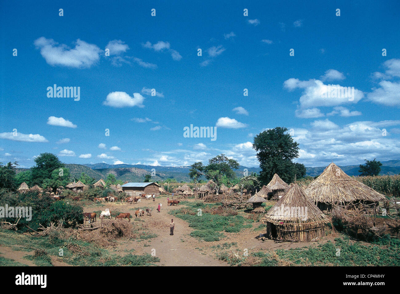 Ethiopia - Rift Valley - Greater Gidole - Village Stock Photo - Alamy