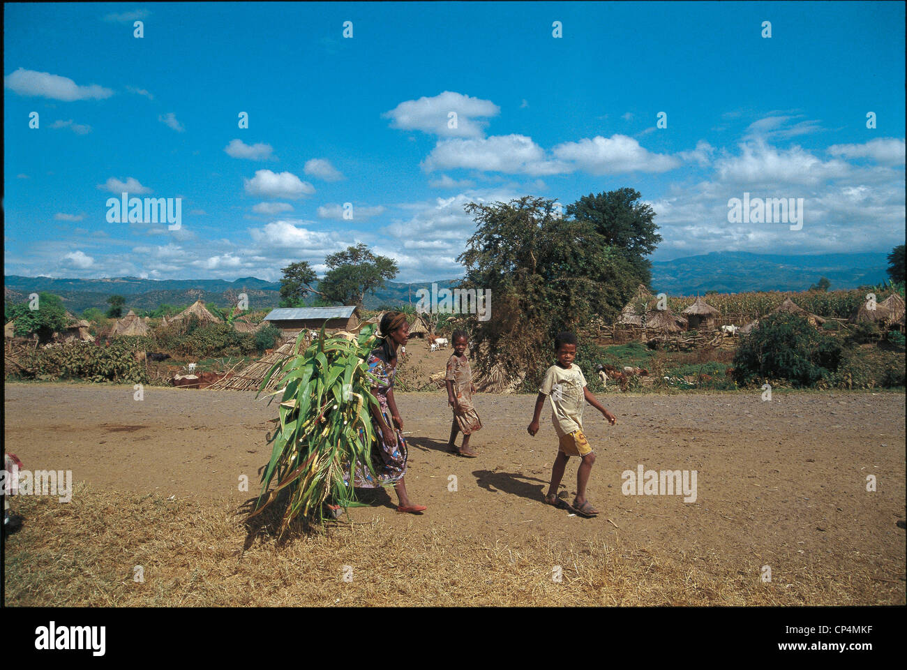 Ethiopia Ethnic Rift Valley Group Gidole Stock Photo - Alamy