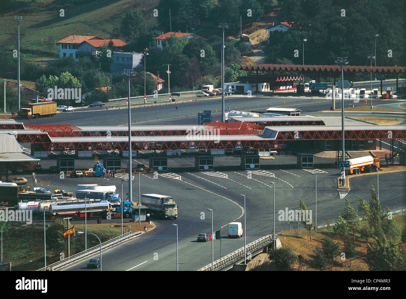 Spain - Basque Country (Euskadi). The Franco-Spanish border highway ...