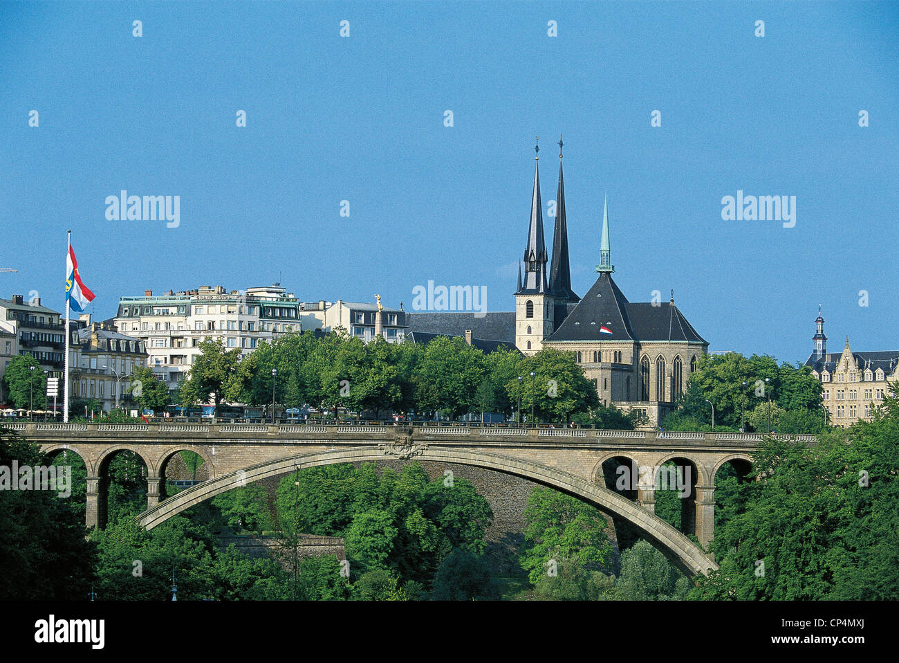 Luxembourg Luxembourg Adolphe Bridge Stock Photo - Alamy