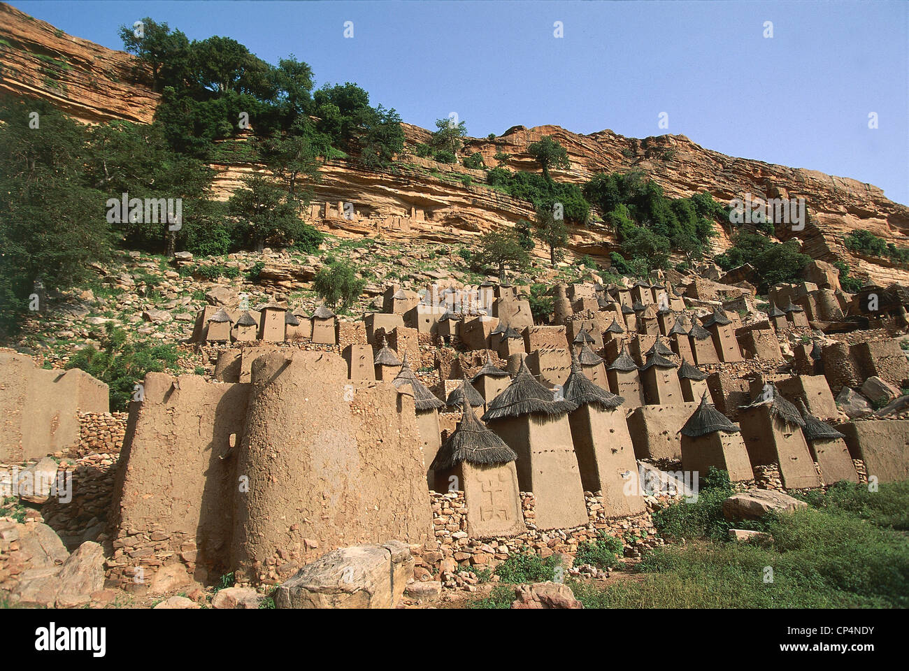 Mali - Cliffs of Bandiagara (World Heritage Site by UNESCO, 1989 ...