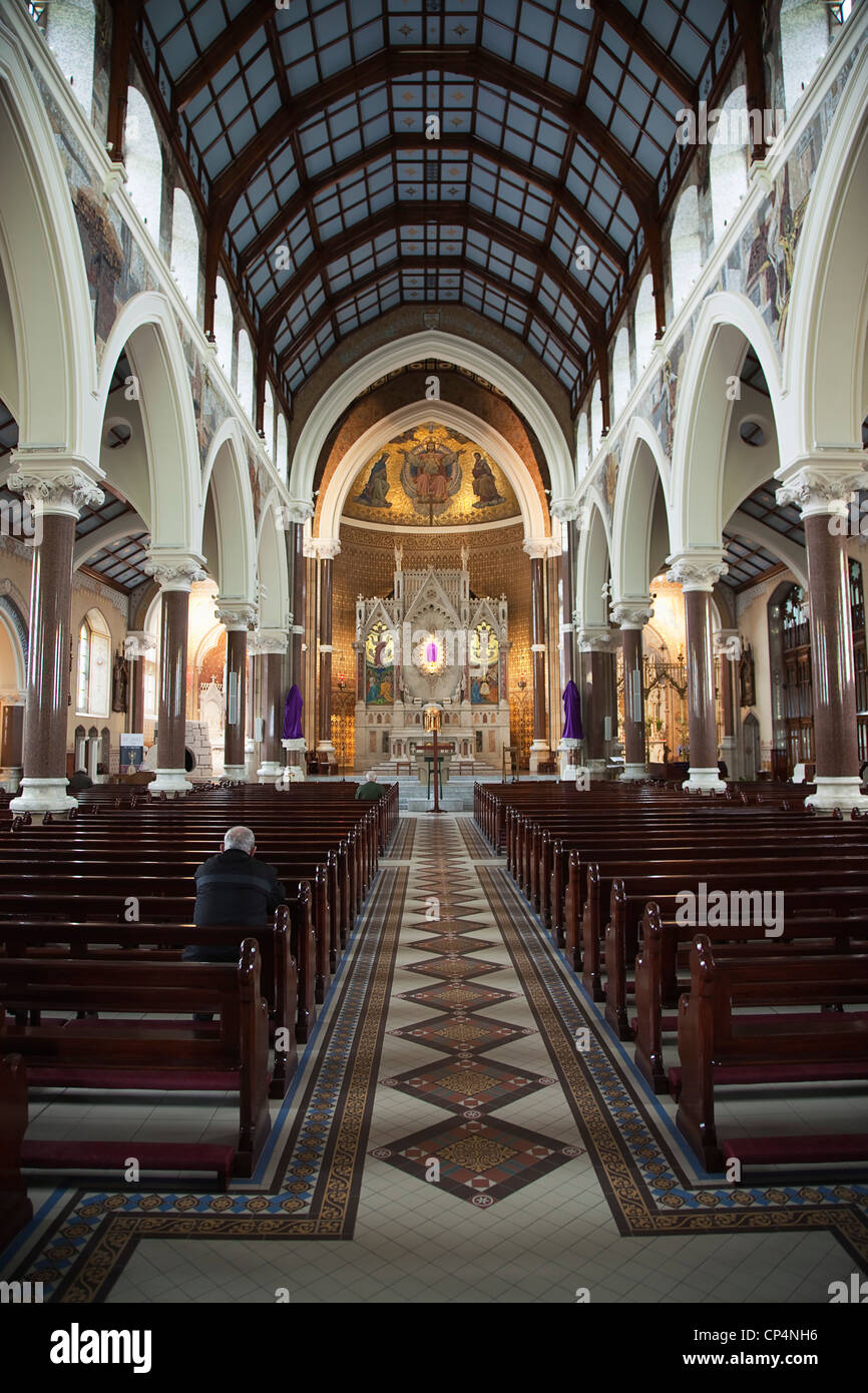 Ireland, North, Belfast, Falls Road, Clonard Monastery interior ...