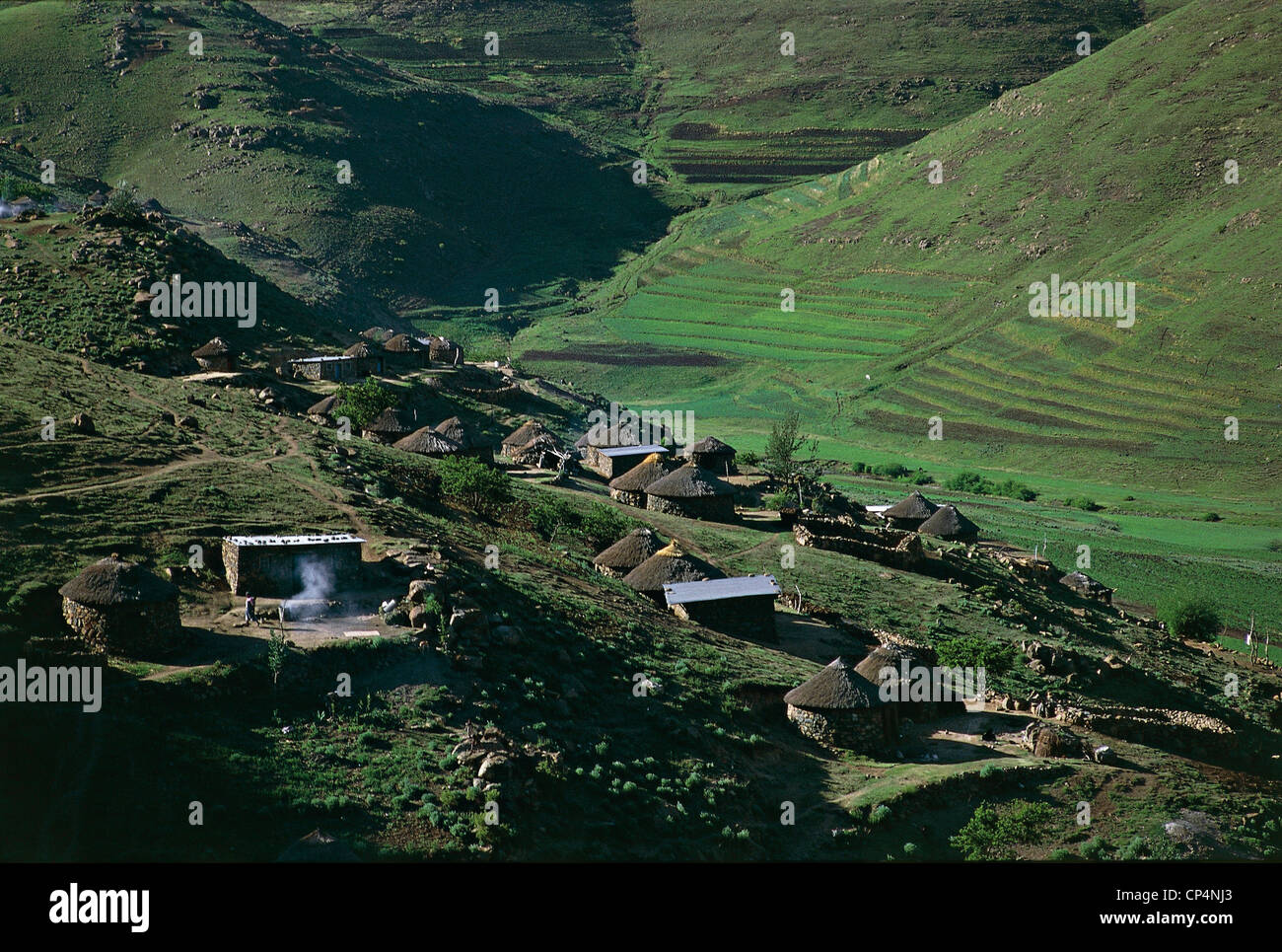 Lesotho - Thaba Tseka District - Highlands Stock Photo - Alamy