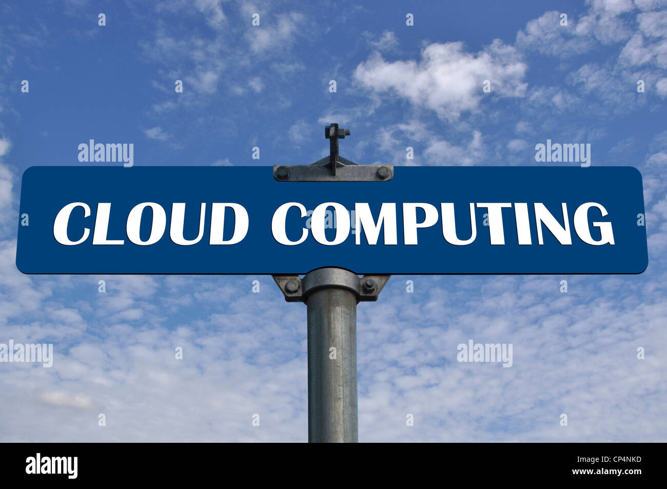 Cloud computing road sign Stock Photo - Alamy
