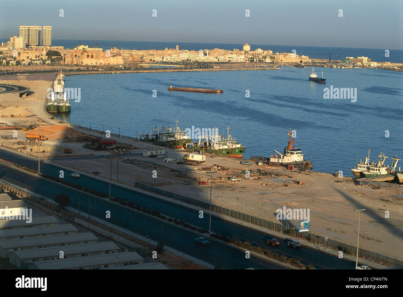 Libya - Tripoli - Tripoli and the port Stock Photo - Alamy