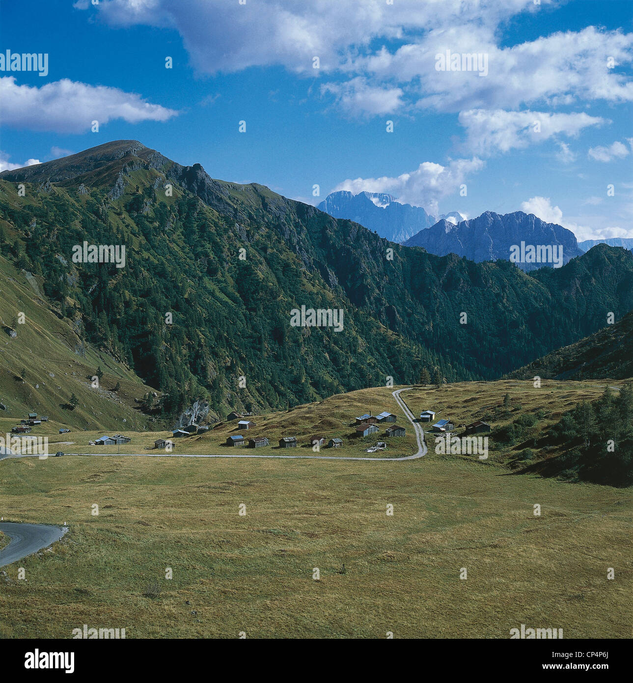 Veneto - Landscape near the Fedaia (Bl Stock Photo - Alamy