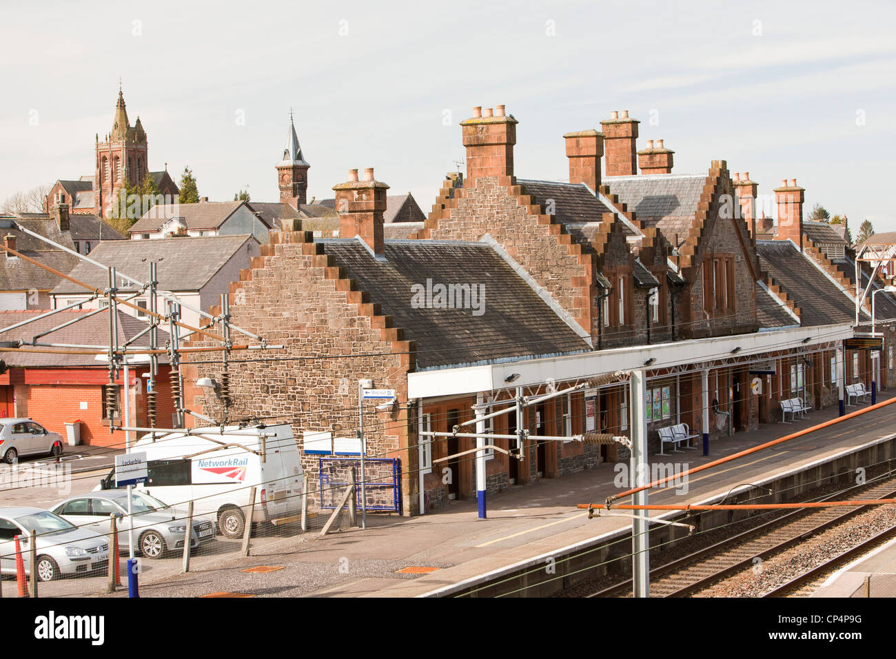 Lockerbie railway station, Lockerbie, Scotland, UK Stock Photo - Alamy