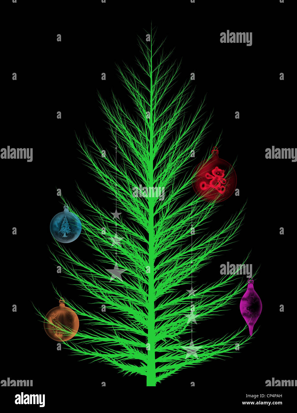 Abstract xmas tree background Stock Photo - Alamy