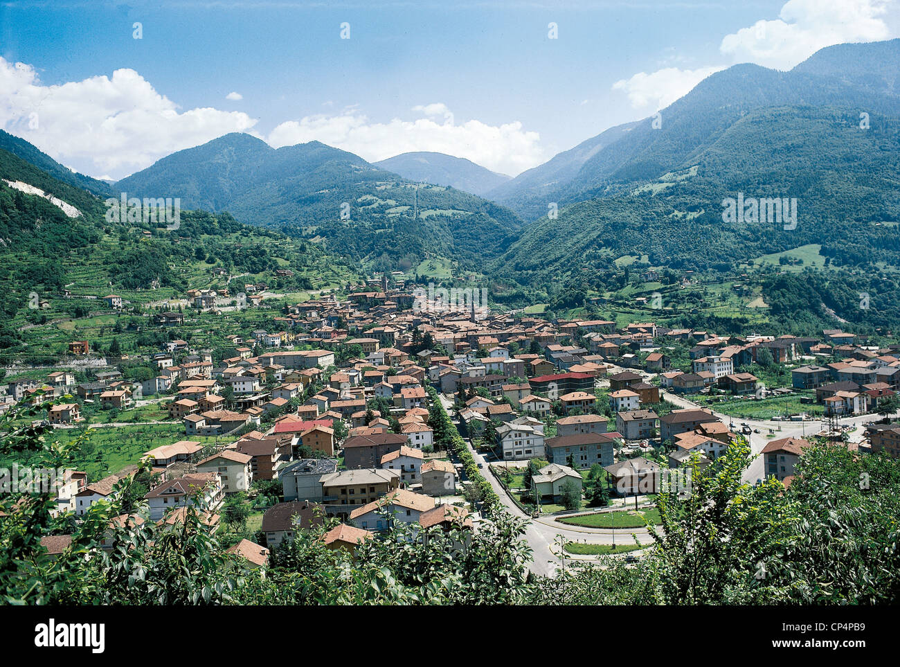 Lombardy Valcamonica Bienno Stock Photo - Alamy